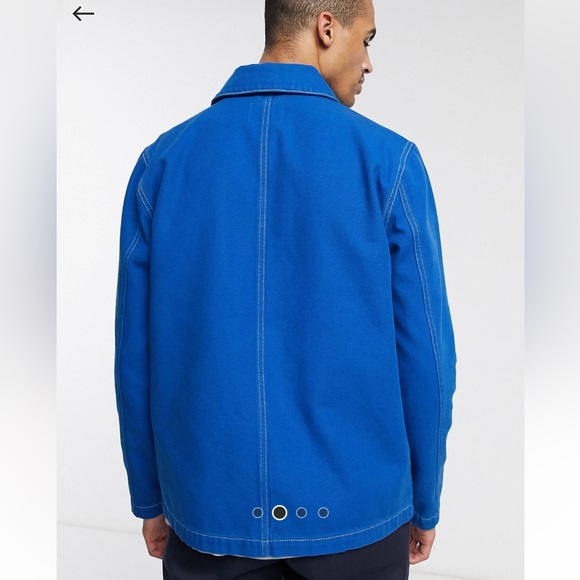 ASOS | Jackets & Coats | Asos Design Denim Shirt Jacket In Cobalt Blue ...